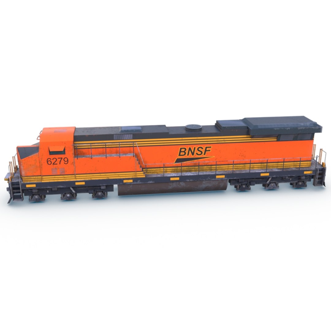3D Locomotive Es44 - TurboSquid 1218469