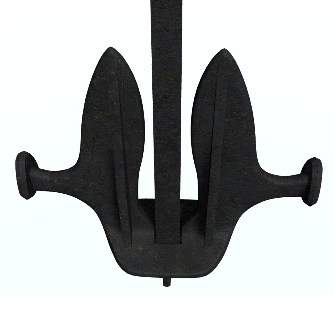 3D Anchor M Black Model - TurboSquid 1537423