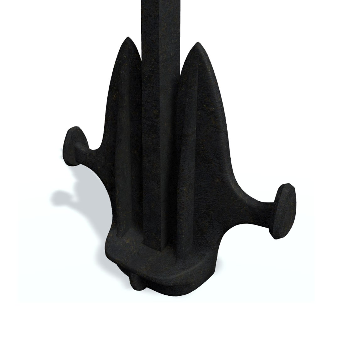 3D Anchor M Black Model - TurboSquid 1537423