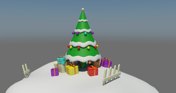 Snow Tree Maya Models for Download | TurboSquid