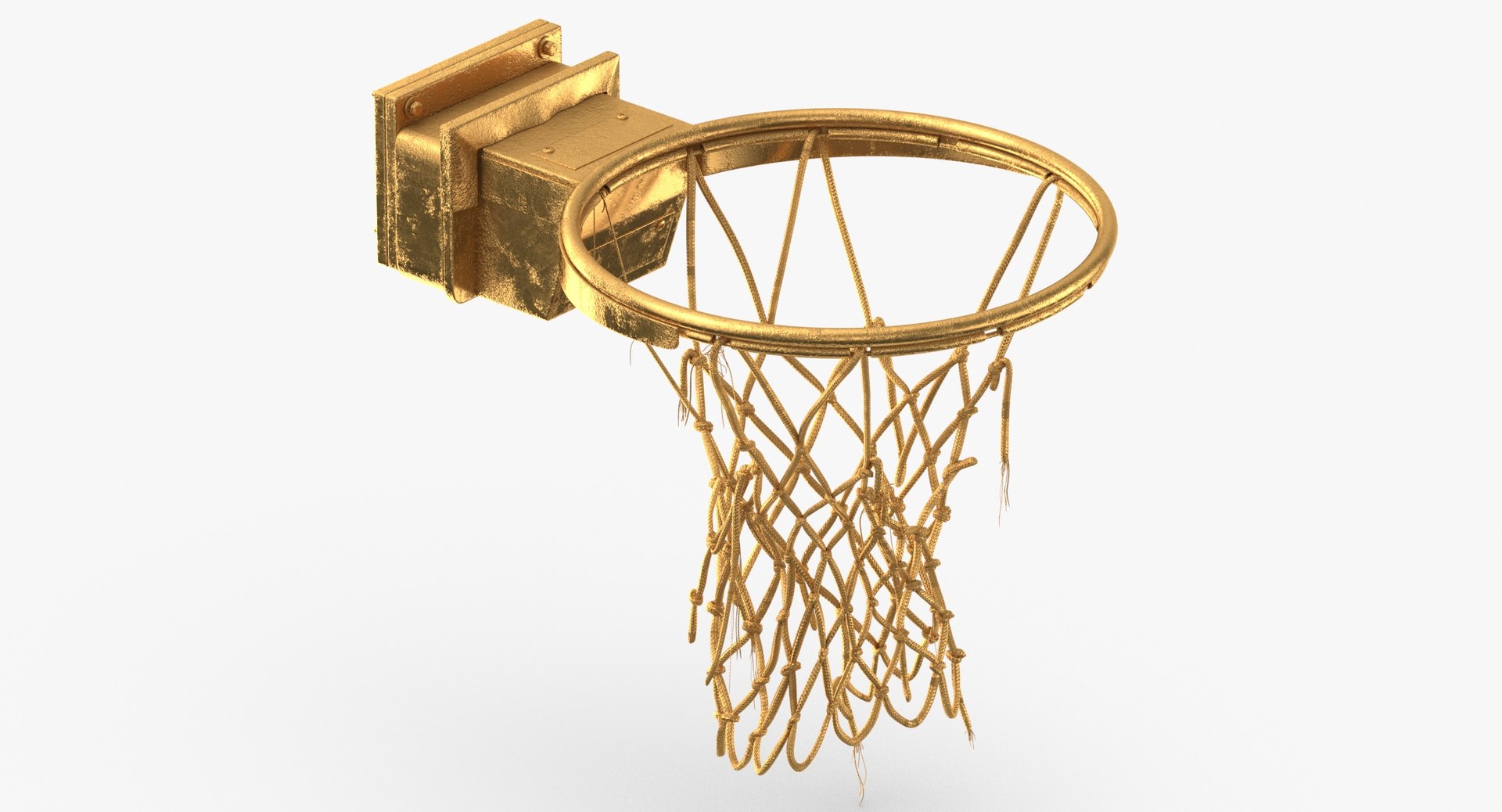 3D Model Basketball Net Ripped Silver And Gold Collection 01 - 2 Models ...