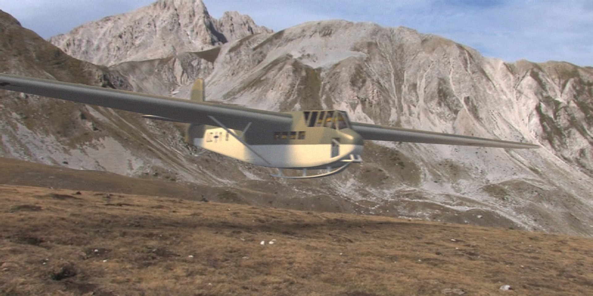 Dfs 230 German Glider 3d Model