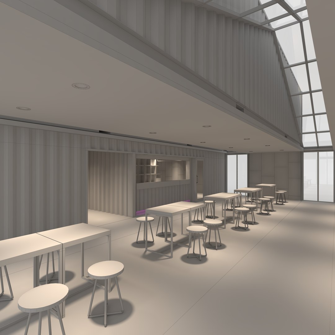Container Cafe 12 3D Model - TurboSquid 2204551
