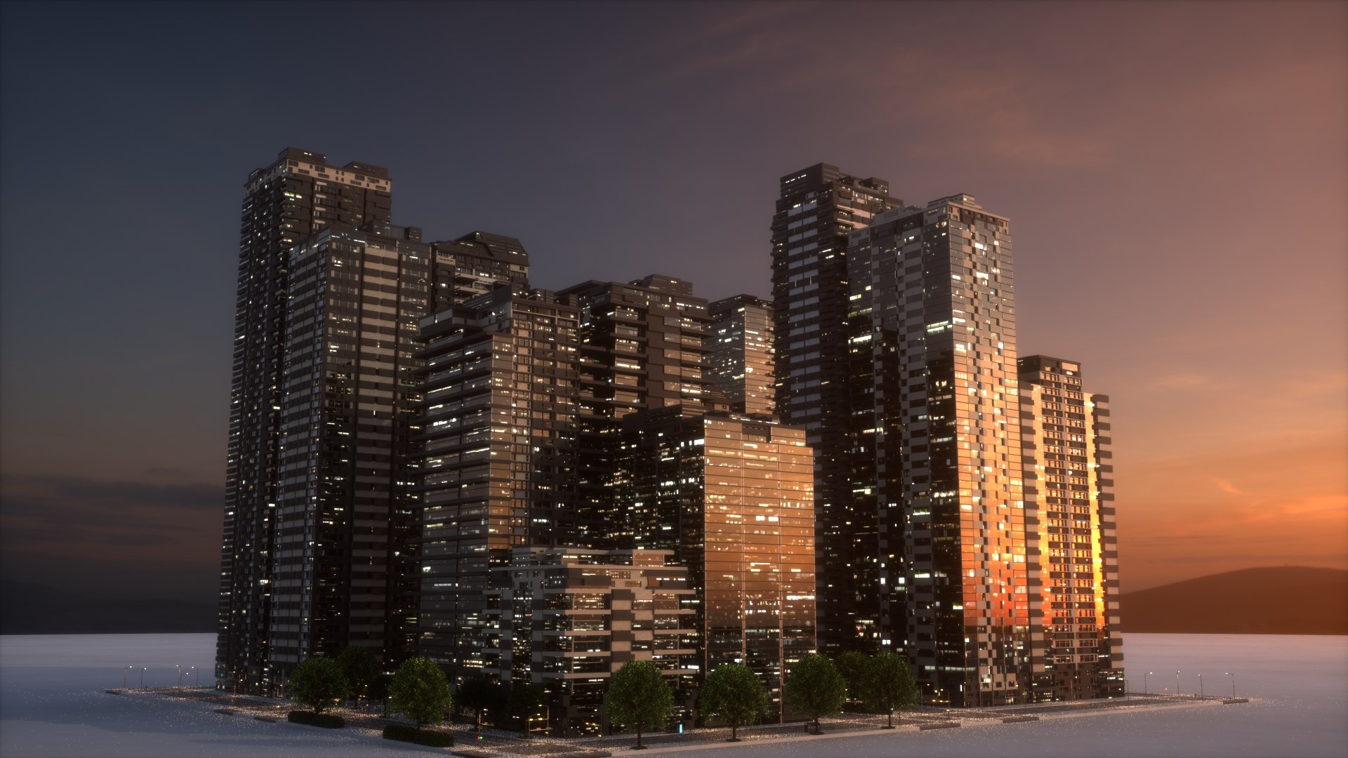 City Block Type A20 3D Model - TurboSquid 2091270