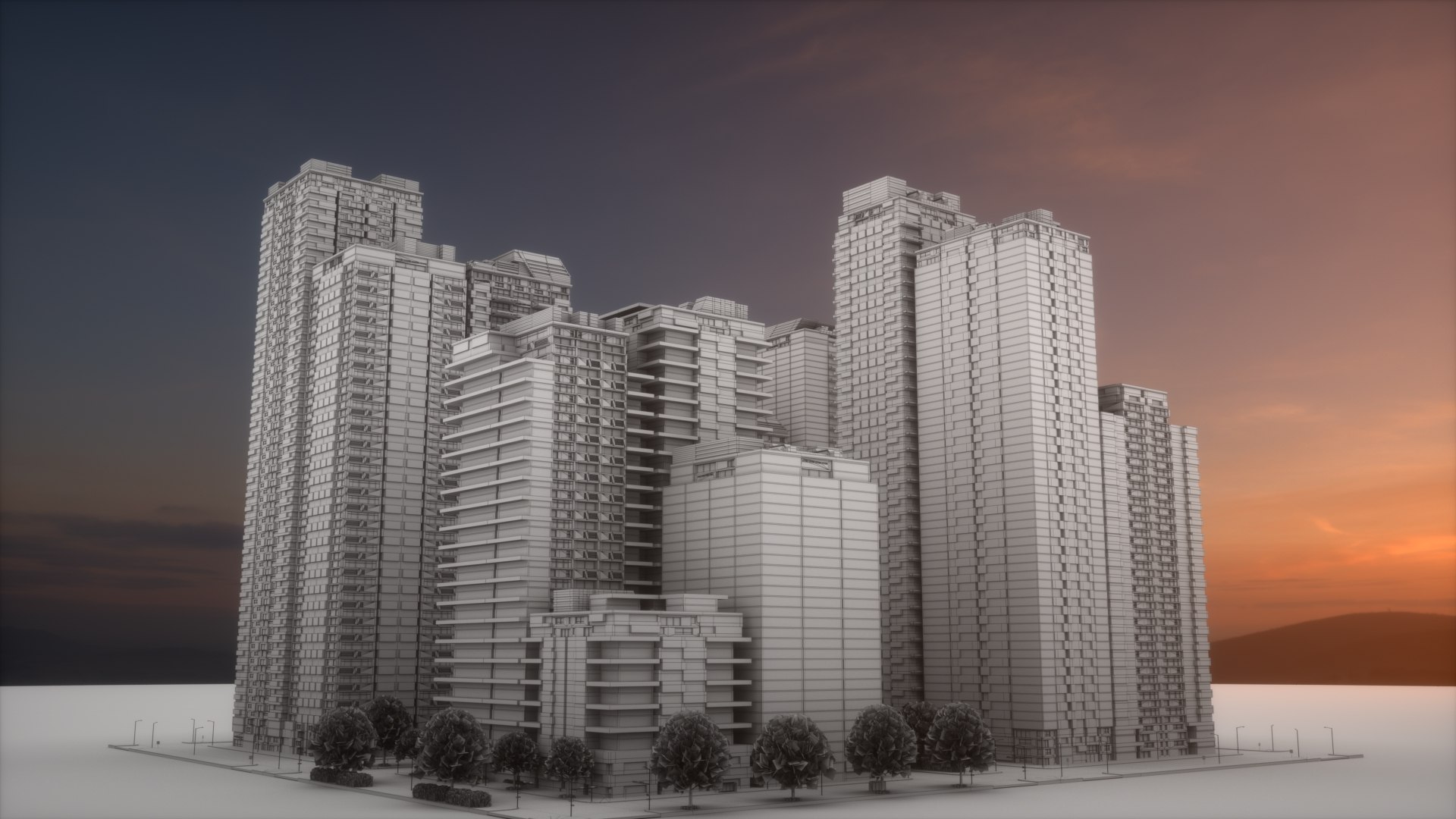 City Block Type A20 3D Model - TurboSquid 2091270