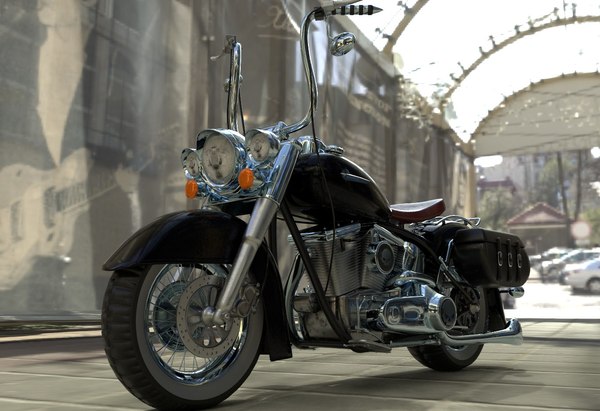 3D custom motorcycle model - TurboSquid 1569367