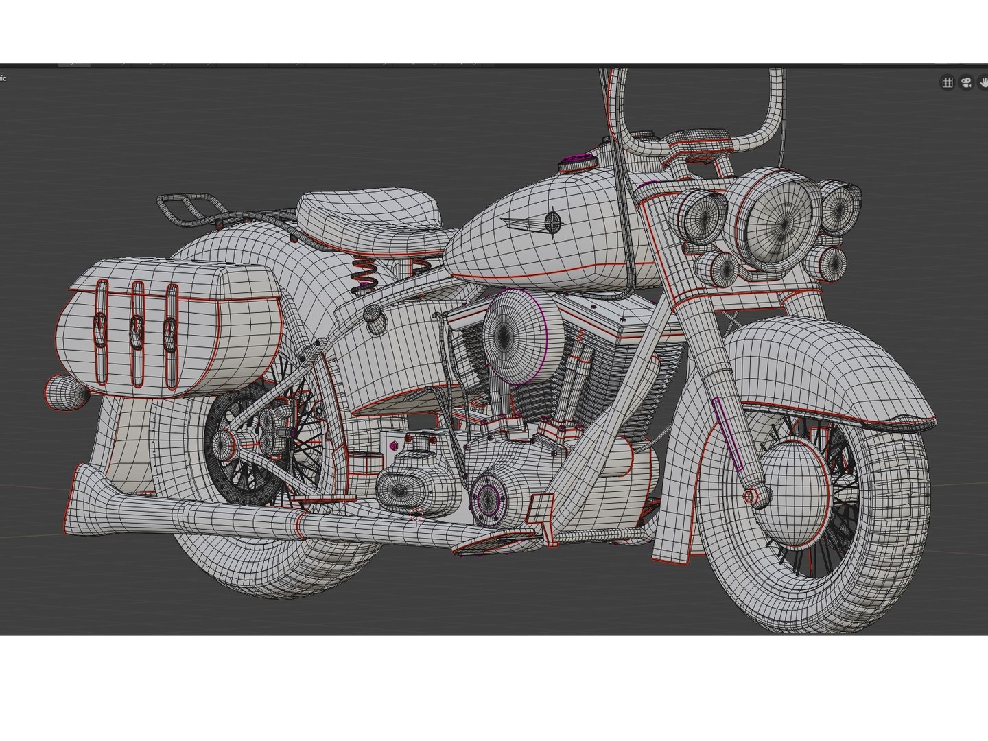 3D Custom Motorcycle Model - TurboSquid 1569367