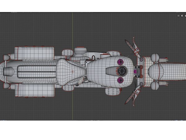 3D custom motorcycle model - TurboSquid 1569367