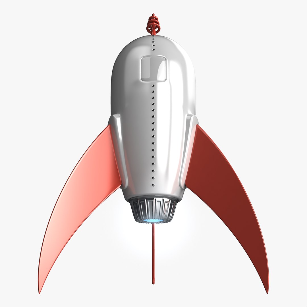 Rocket Ship 3d Model
