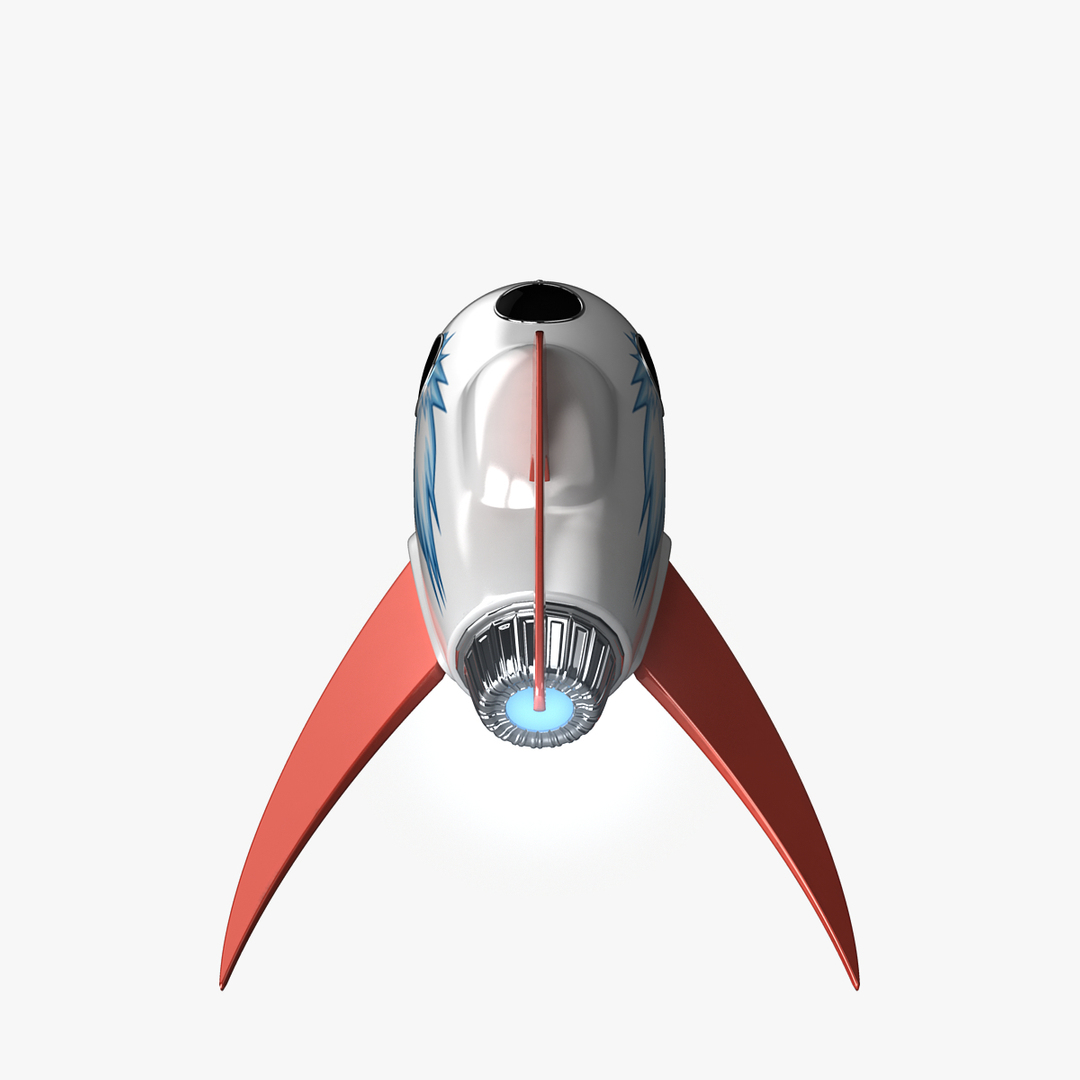 Rocket Ship 3d Model