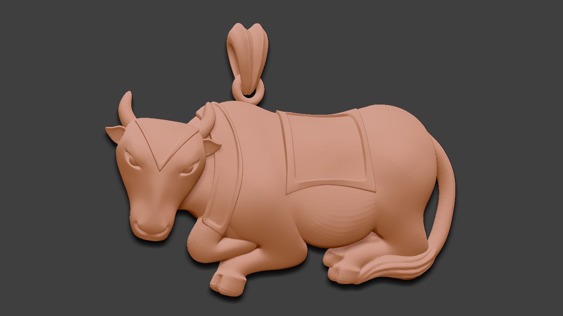 Cow Pendant Model - TurboSquid 2309835
