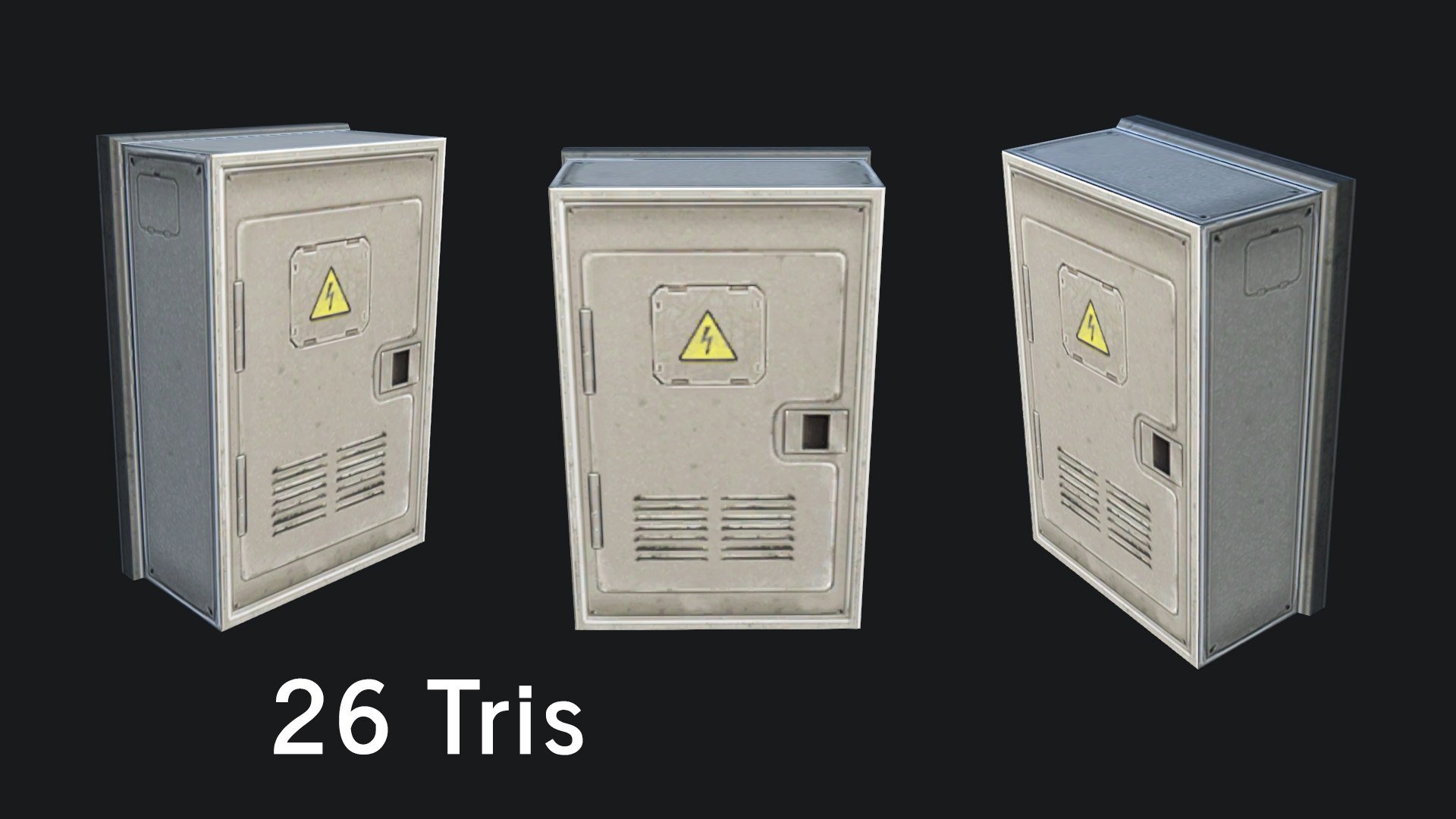 Utility Box 05 3D Model - TurboSquid 1159471