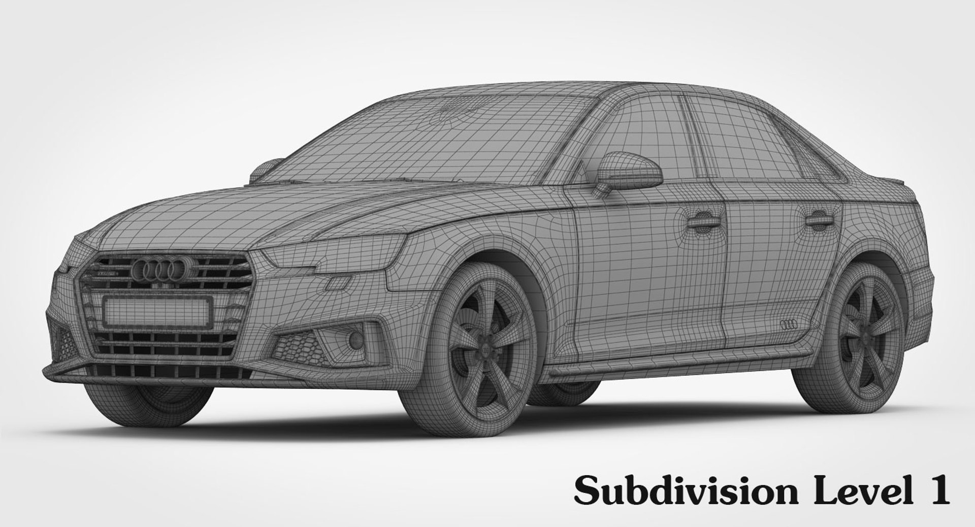Audi A4 3D Model - TurboSquid 1351824