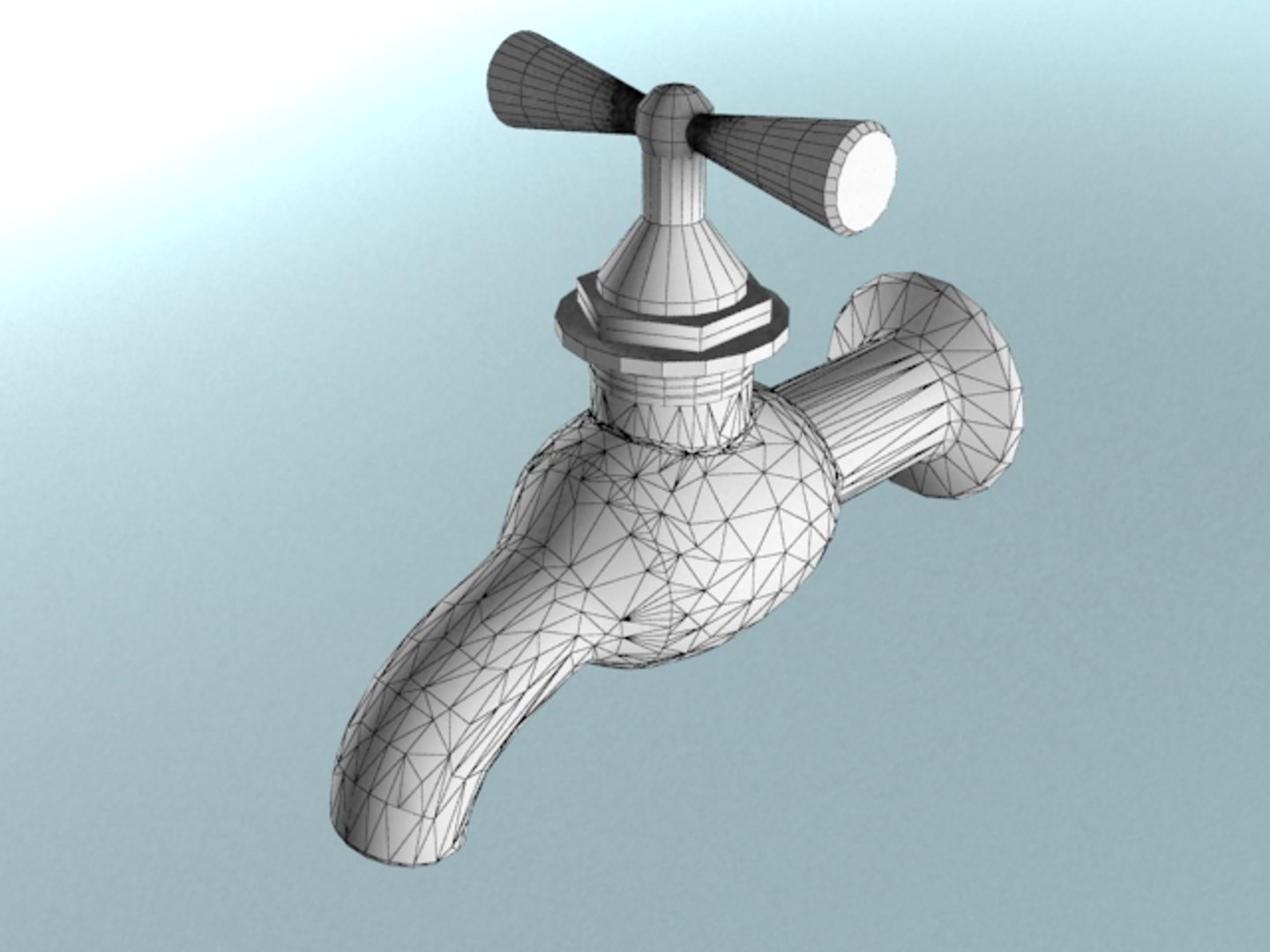 3d Model Water Faucet