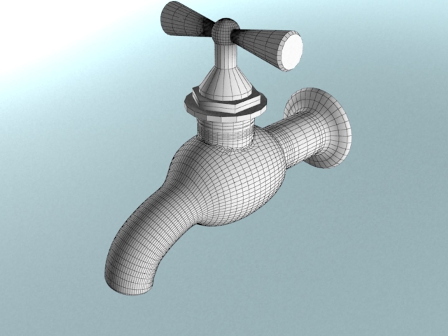 3d Model Water Faucet