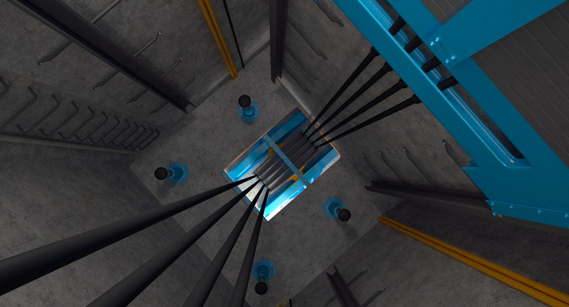 elevator shaft texture