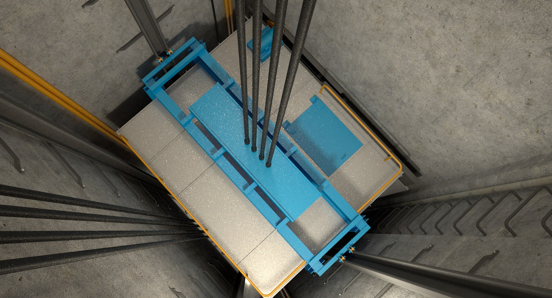 elevator shaft texture