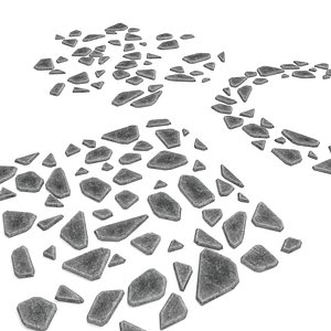 3D stepping stones model - TurboSquid 1593826