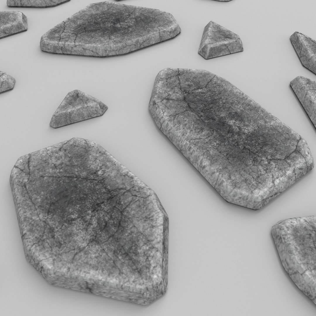 3D Stone Pathway 3 - TurboSquid 1561450