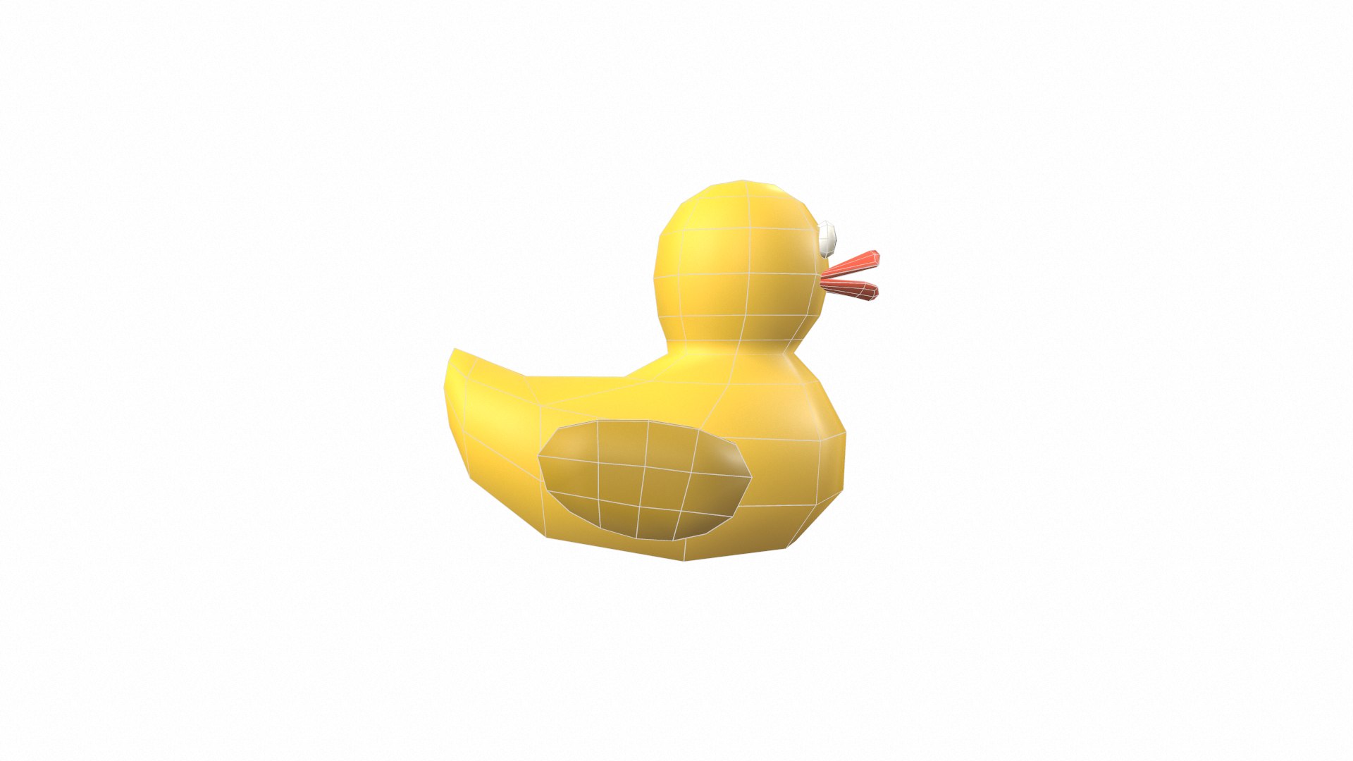 Cartoon Duck 3D - TurboSquid 2269122