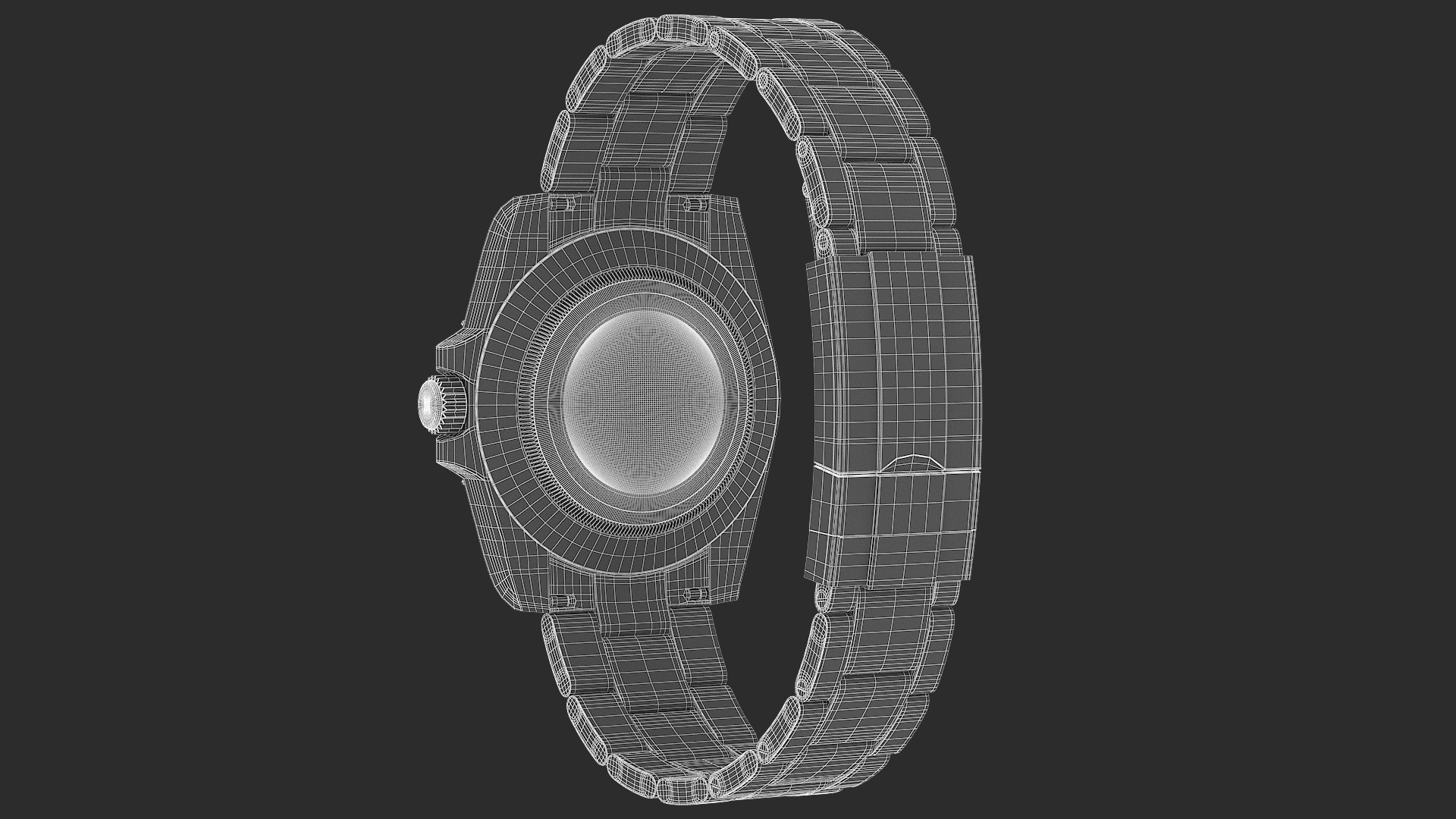 Chrono Watch 2 Black Dial 3D Model - TurboSquid 2140678