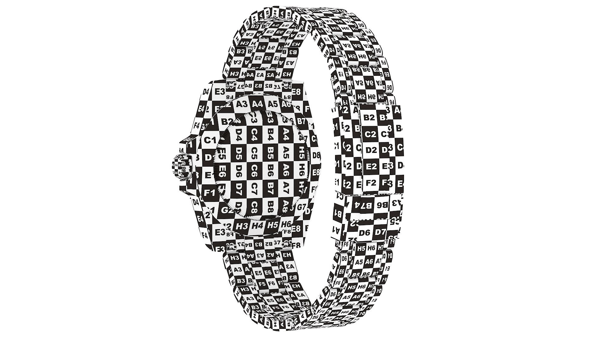 Chrono Watch 2 Black Dial 3D Model - TurboSquid 2140678