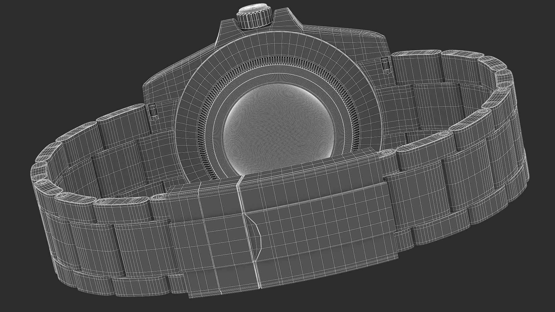 Chrono Watch 2 Black Dial 3D Model - TurboSquid 2140678