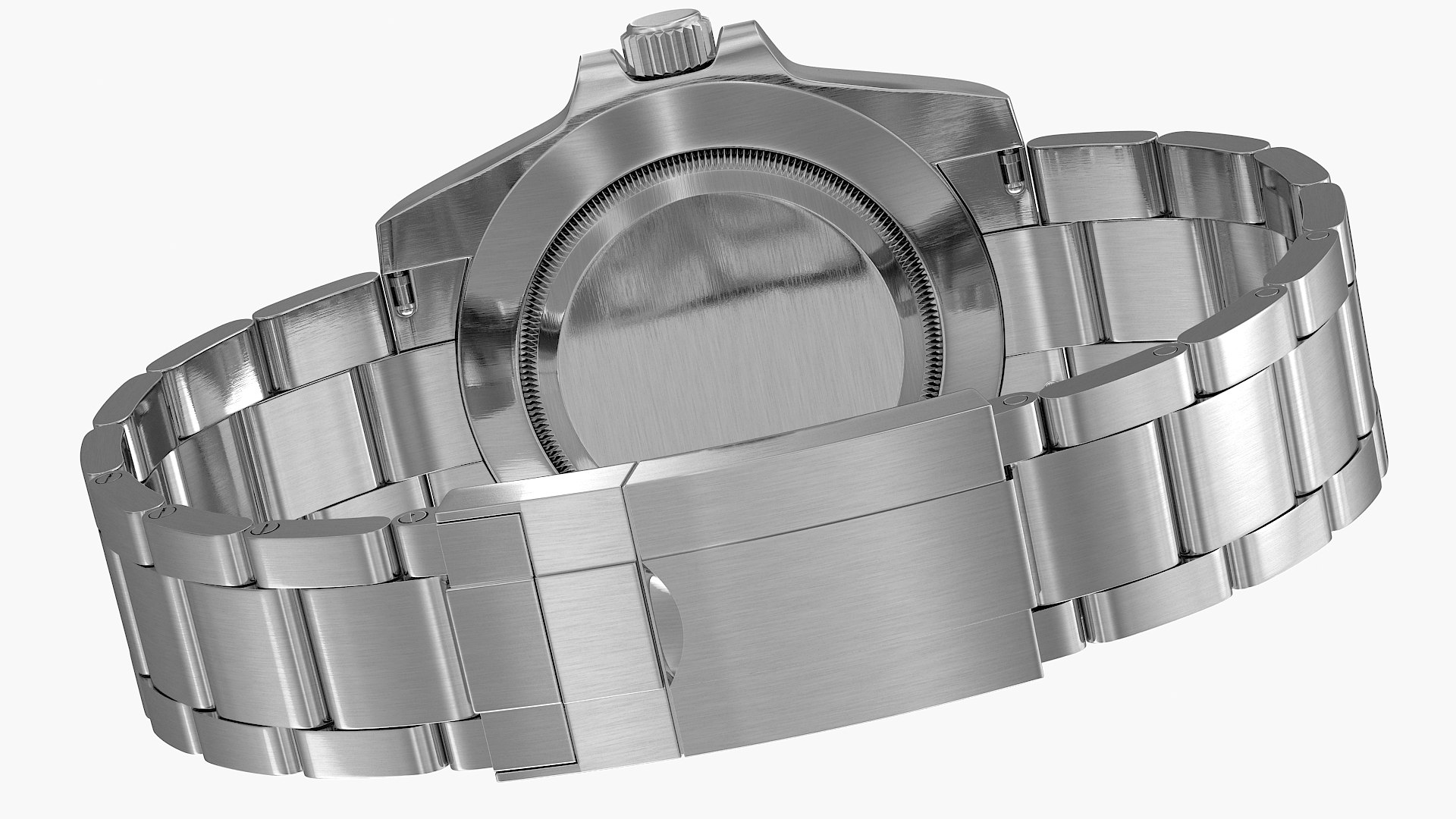 Chrono Watch 2 Black Dial 3D Model - TurboSquid 2140678