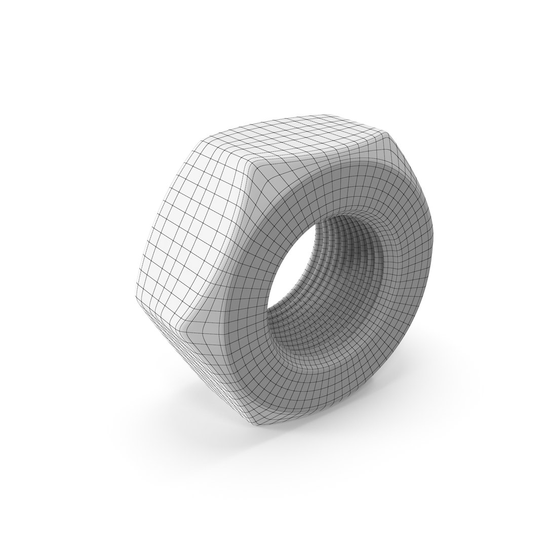 3D Metal Nut Model - TurboSquid 2072679