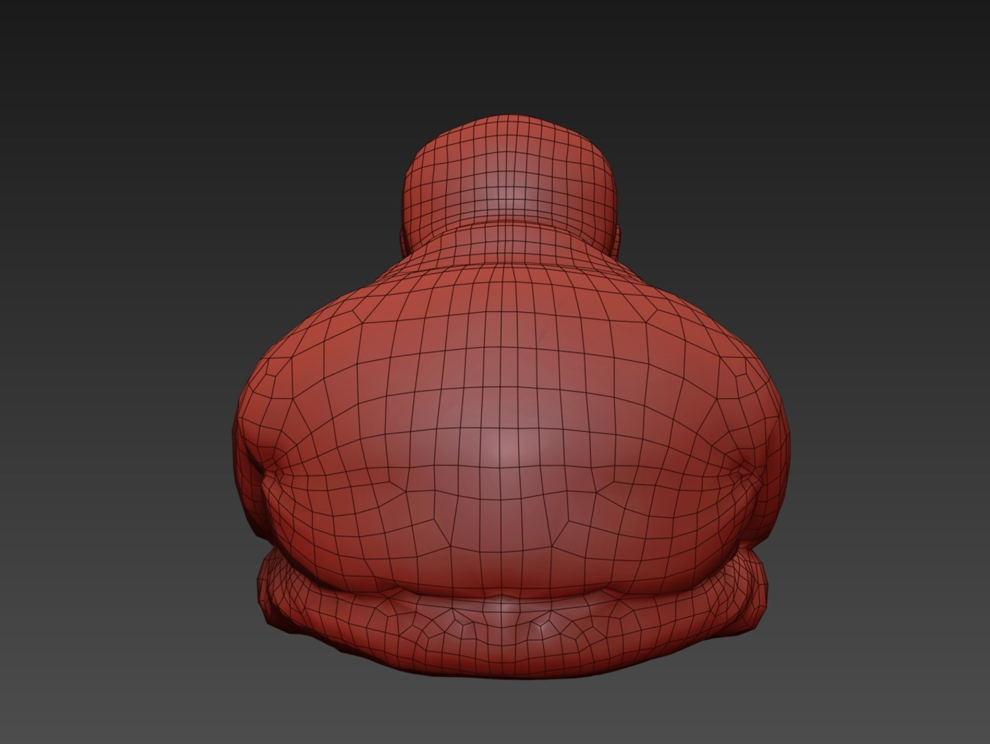 3d Model Hotei Statuette