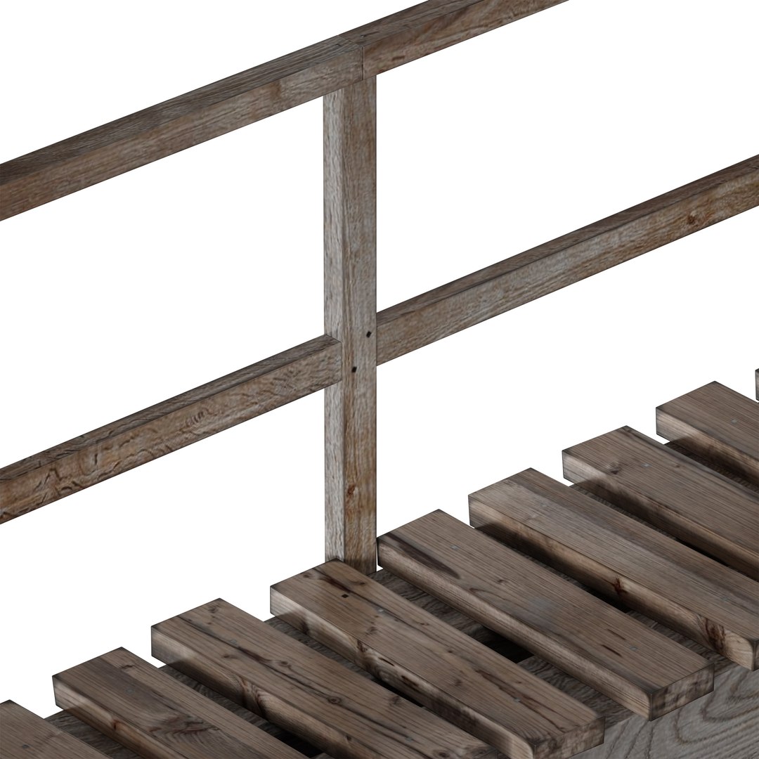 3D Wooden Bridge Set Constructor Model - TurboSquid 2146406