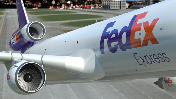 McDonnell Douglas MD11 FedEx Flight 3D model - TurboSquid 1742232