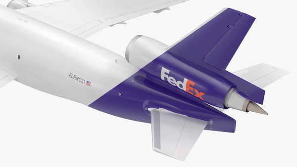 McDonnell Douglas MD11 FedEx Flight 3D model - TurboSquid 1742232