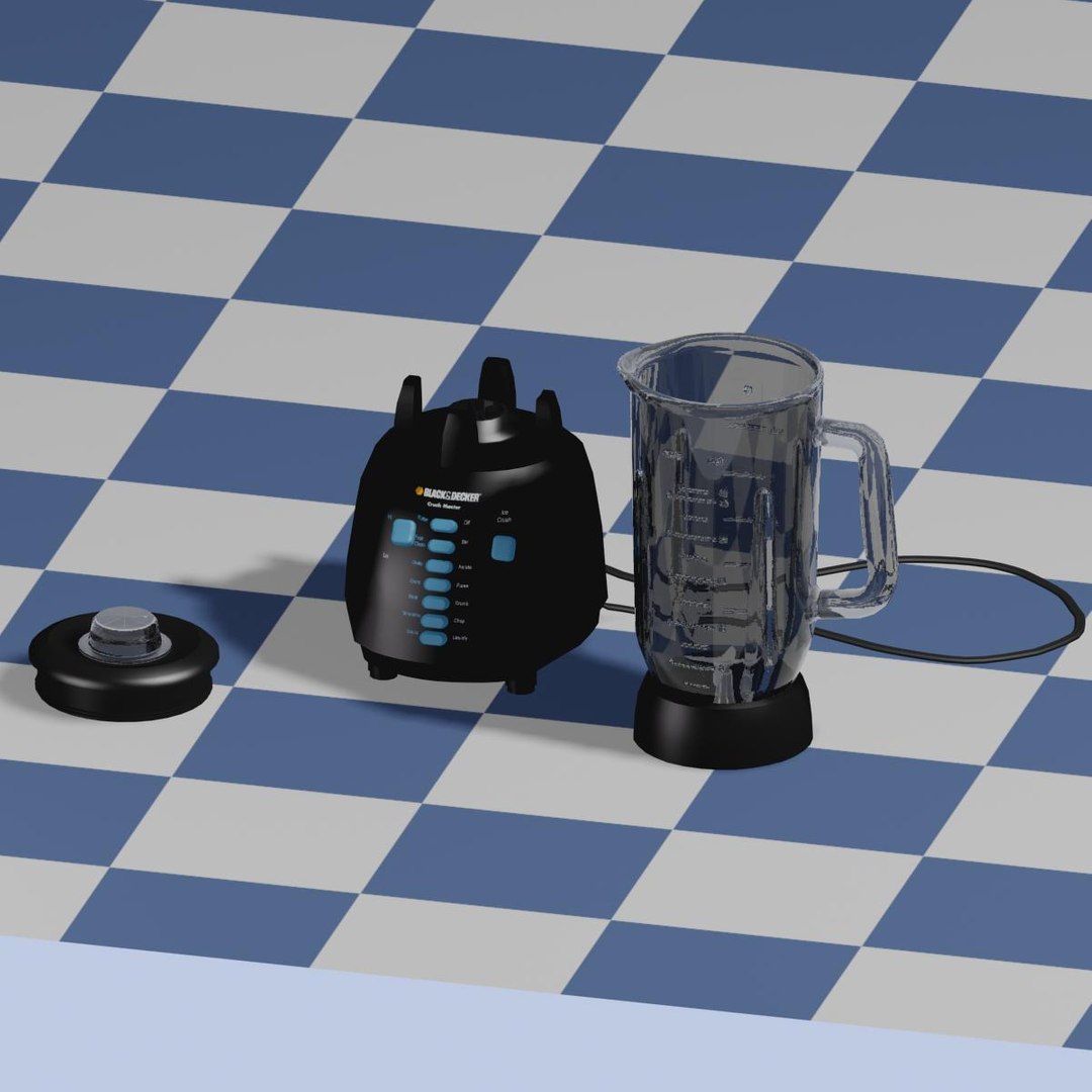 B D Blender 3d Model