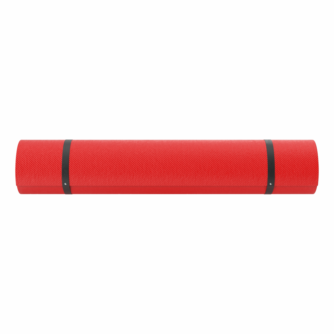 Red Yoga Mat 3D - TurboSquid 2175498