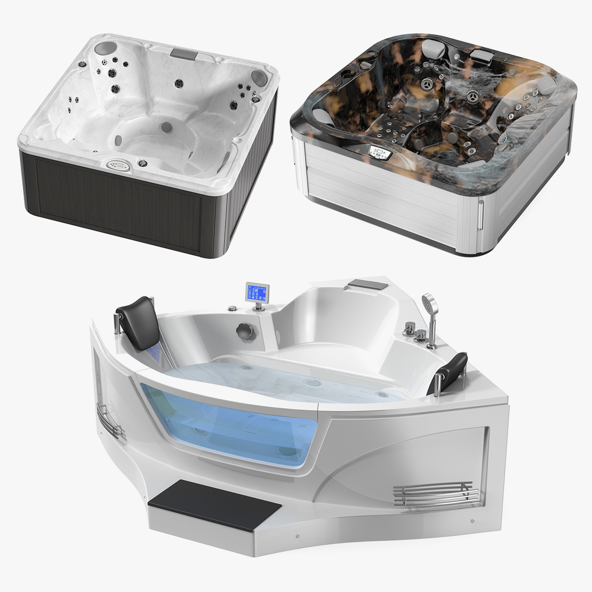 3D model Modern Jacuzzi Collection - TurboSquid 1724919