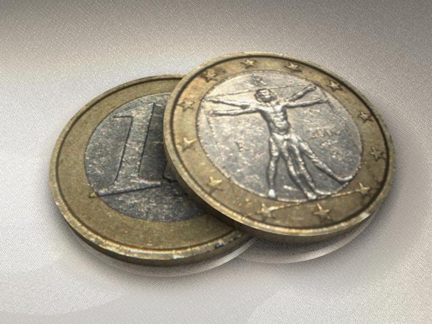 3d Model Currency Euro