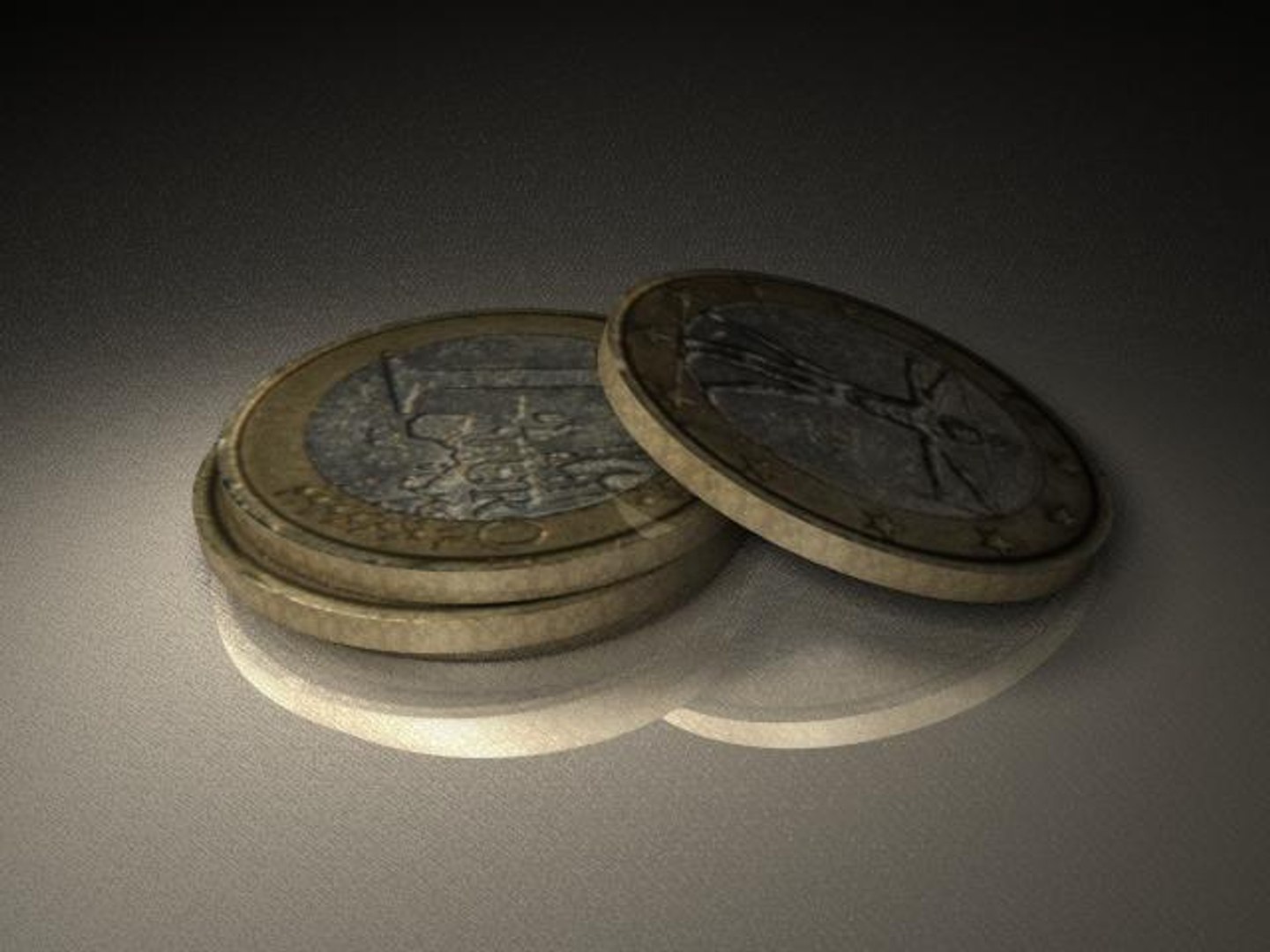3d Model Currency Euro