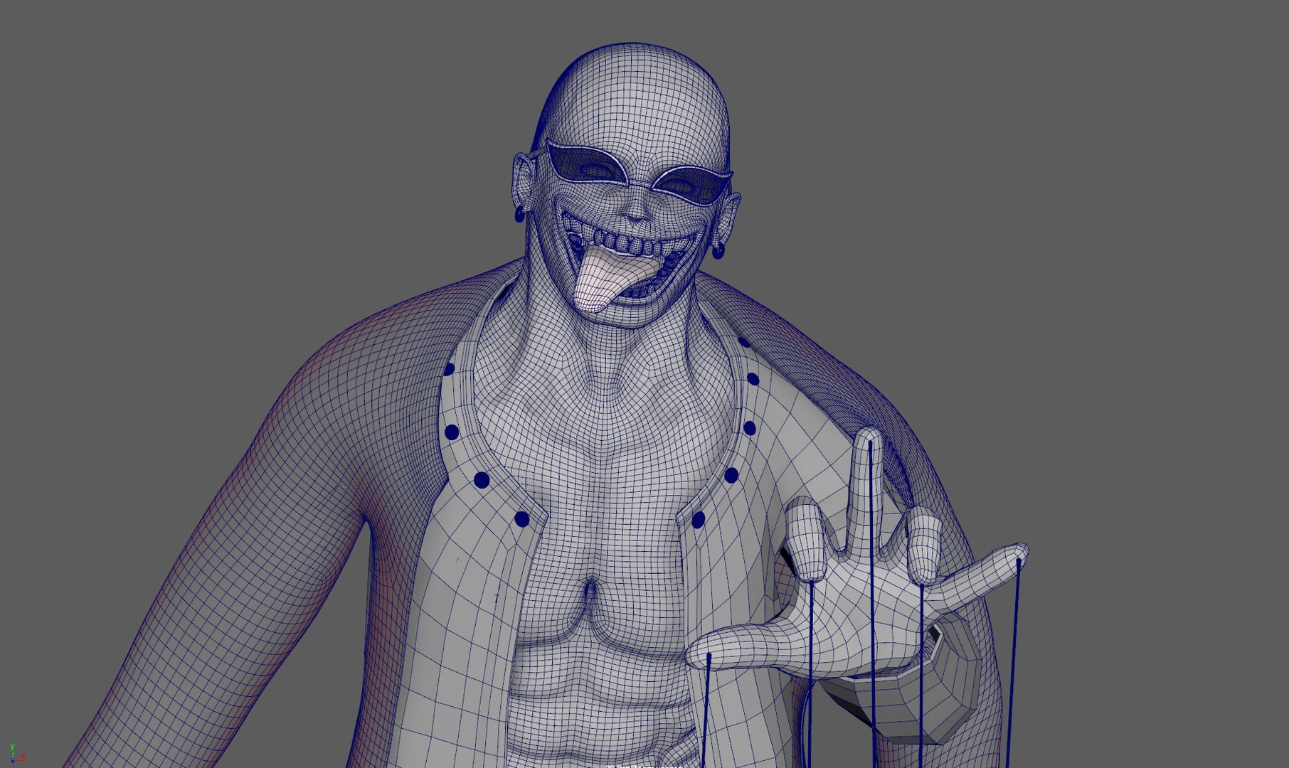 3D Doflamingo -Doffy Bust -One Piece -redshift-vray Model - TurboSquid 2373104