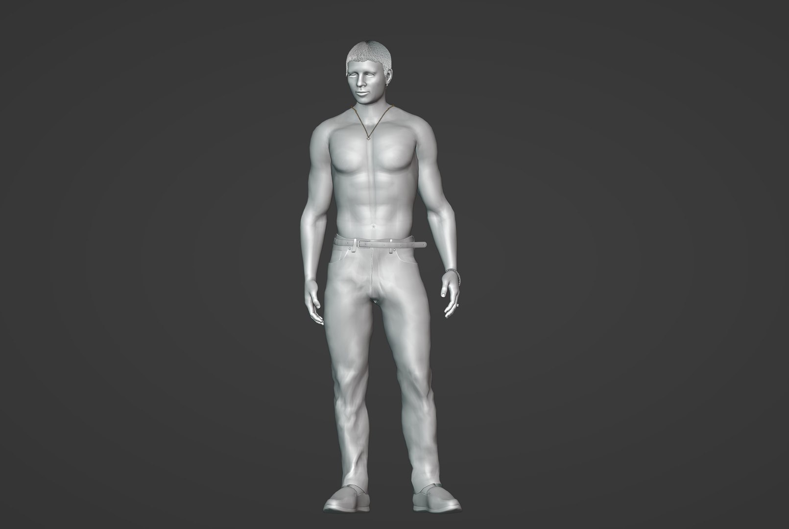 3D Young Man On A Sunny Summer Day - TurboSquid 2009927