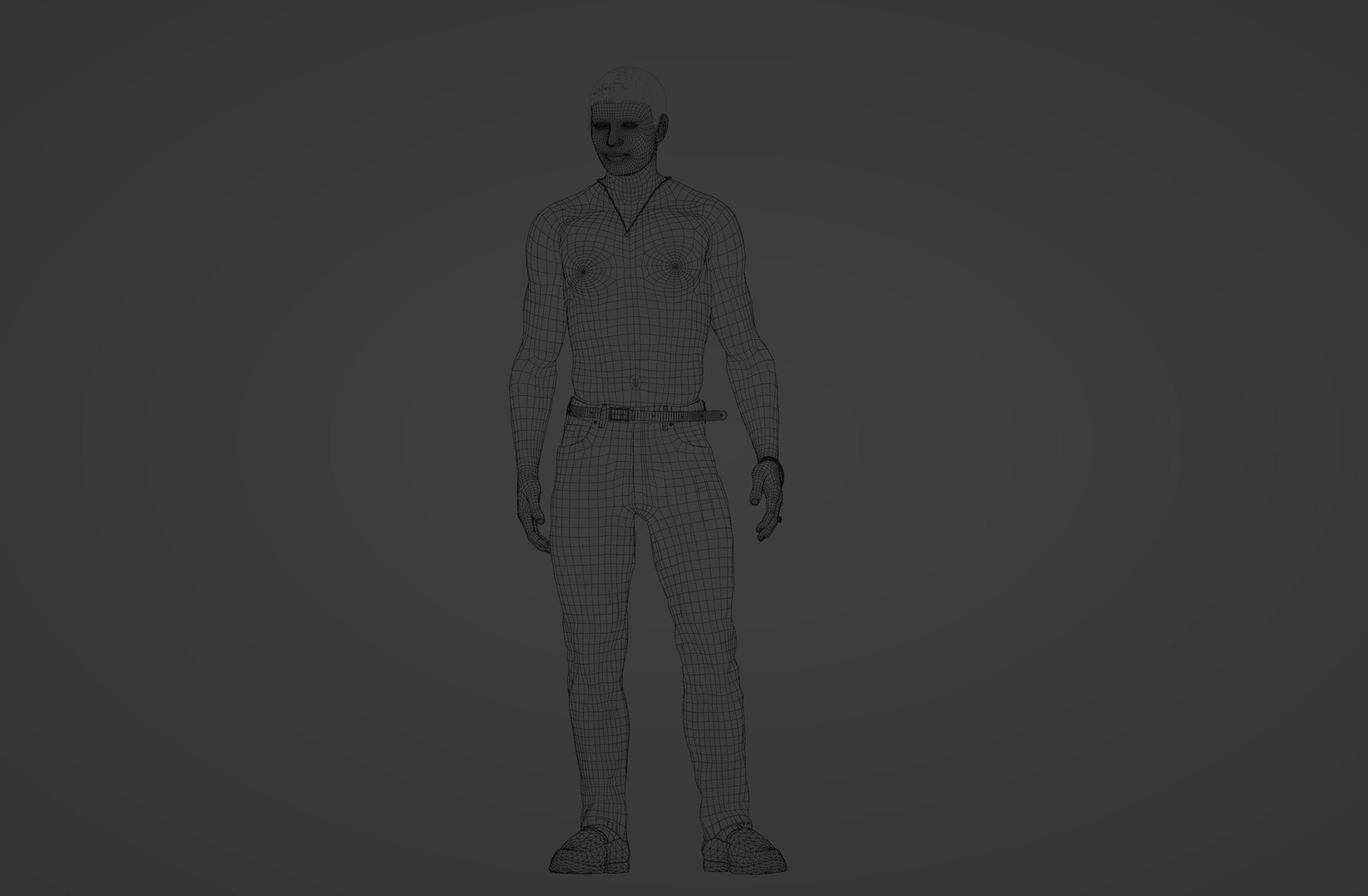 3D Young Man On A Sunny Summer Day - TurboSquid 2009927