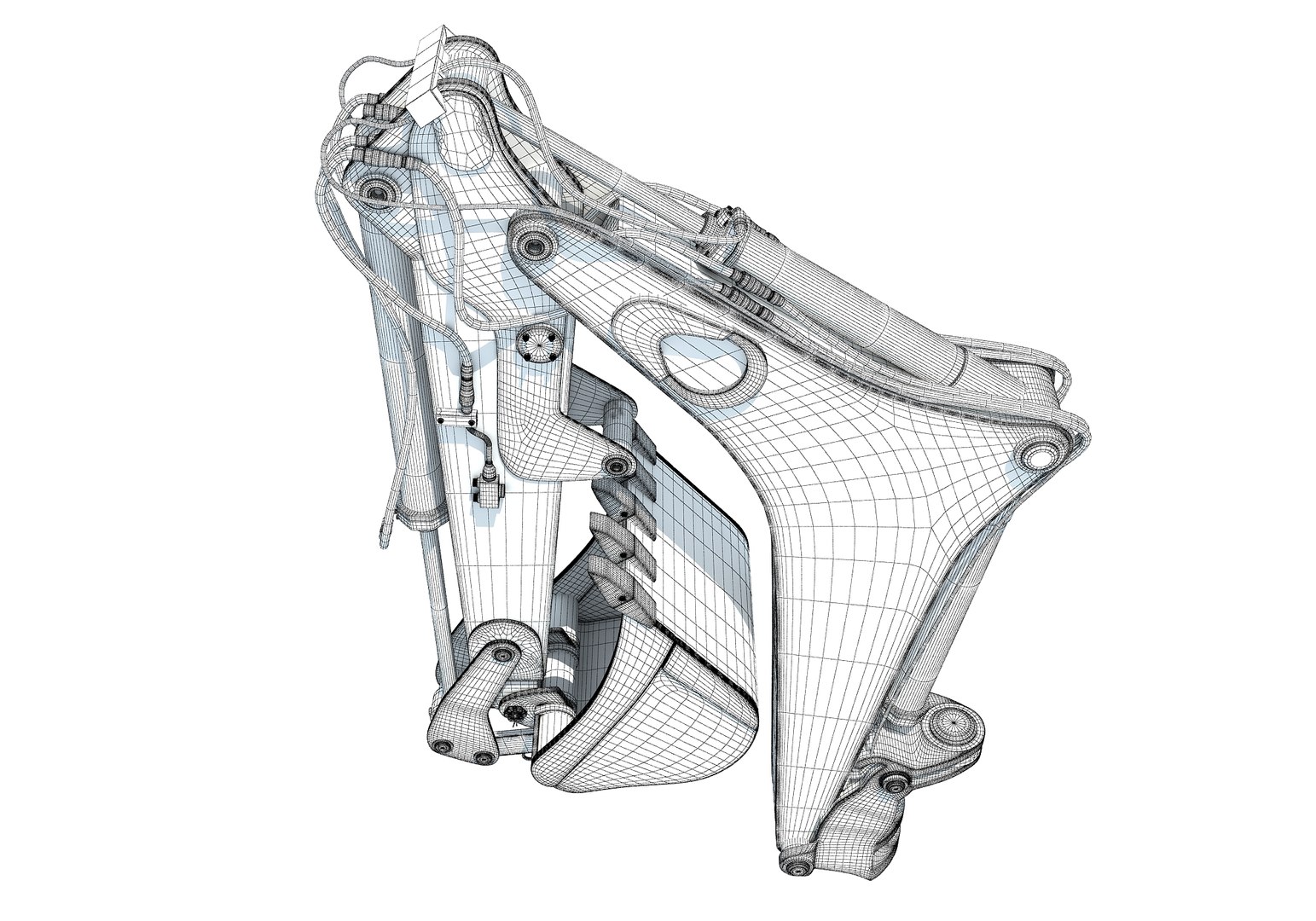 3D model backhoe loader attachment - TurboSquid 1398720