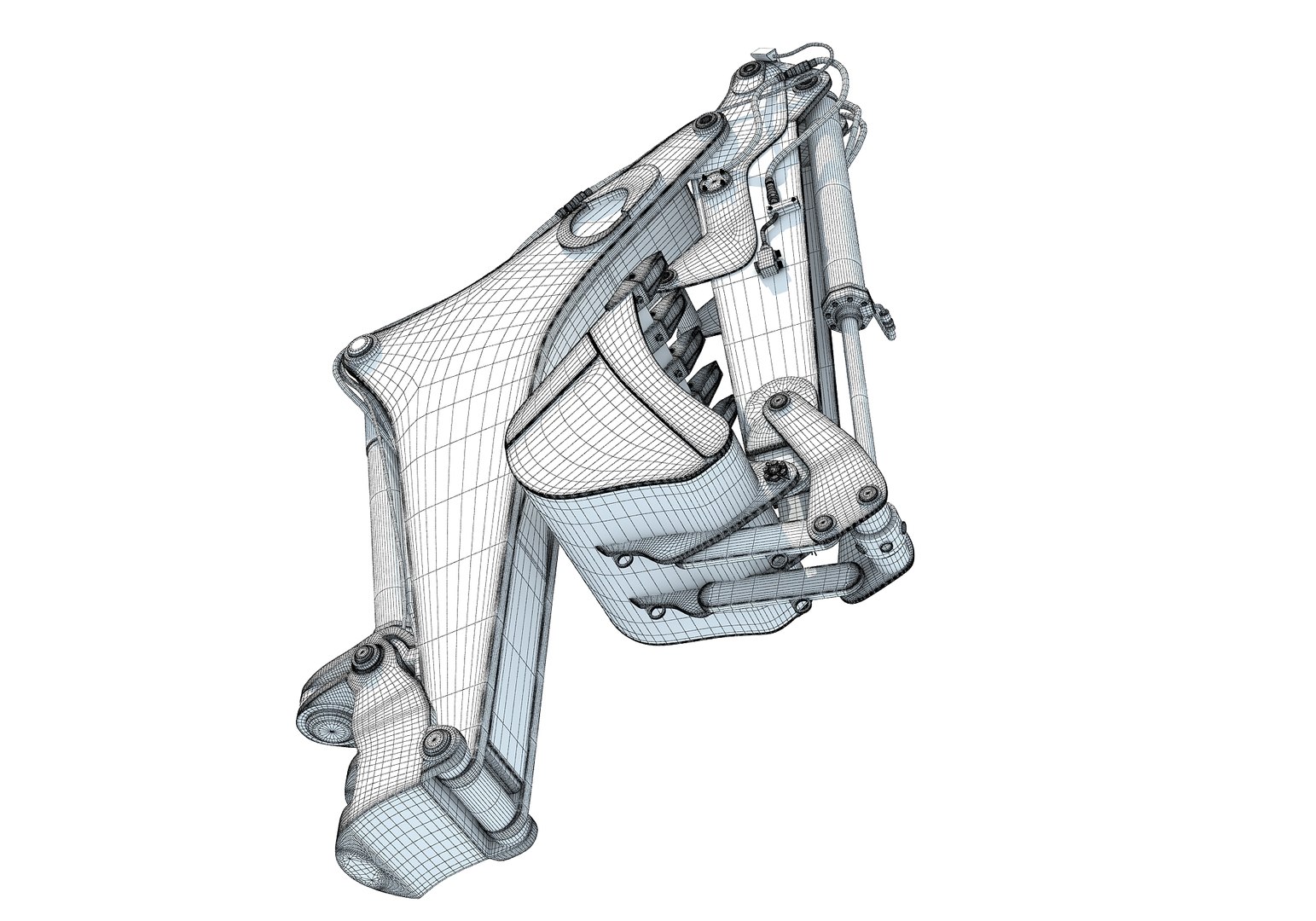 3D model backhoe loader attachment - TurboSquid 1398720