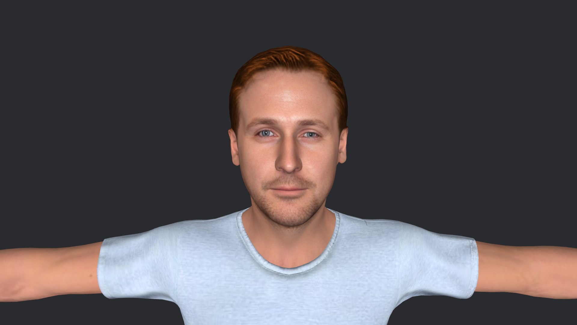 3D Ryan Gosling Hyper Realistic Full Body Fully Rigged 3D Character model - TurboSquid 2142226