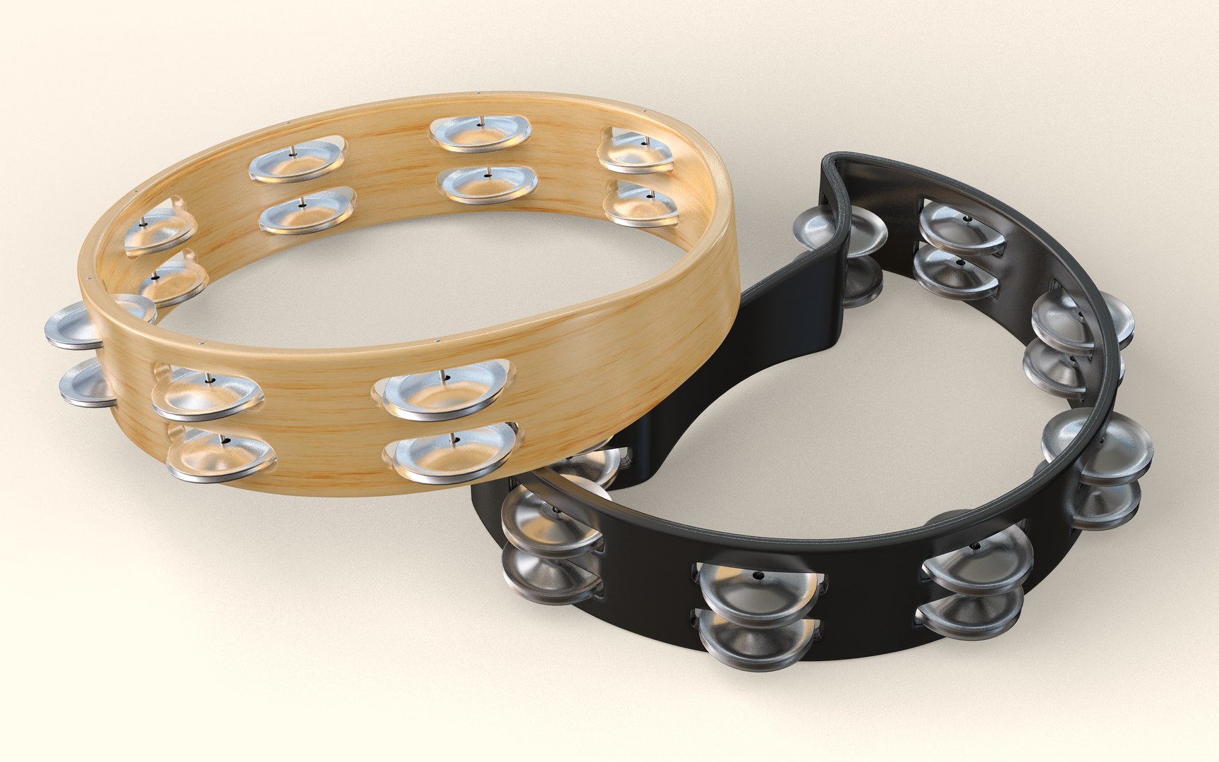 Tambourines 3D - TurboSquid 2236191
