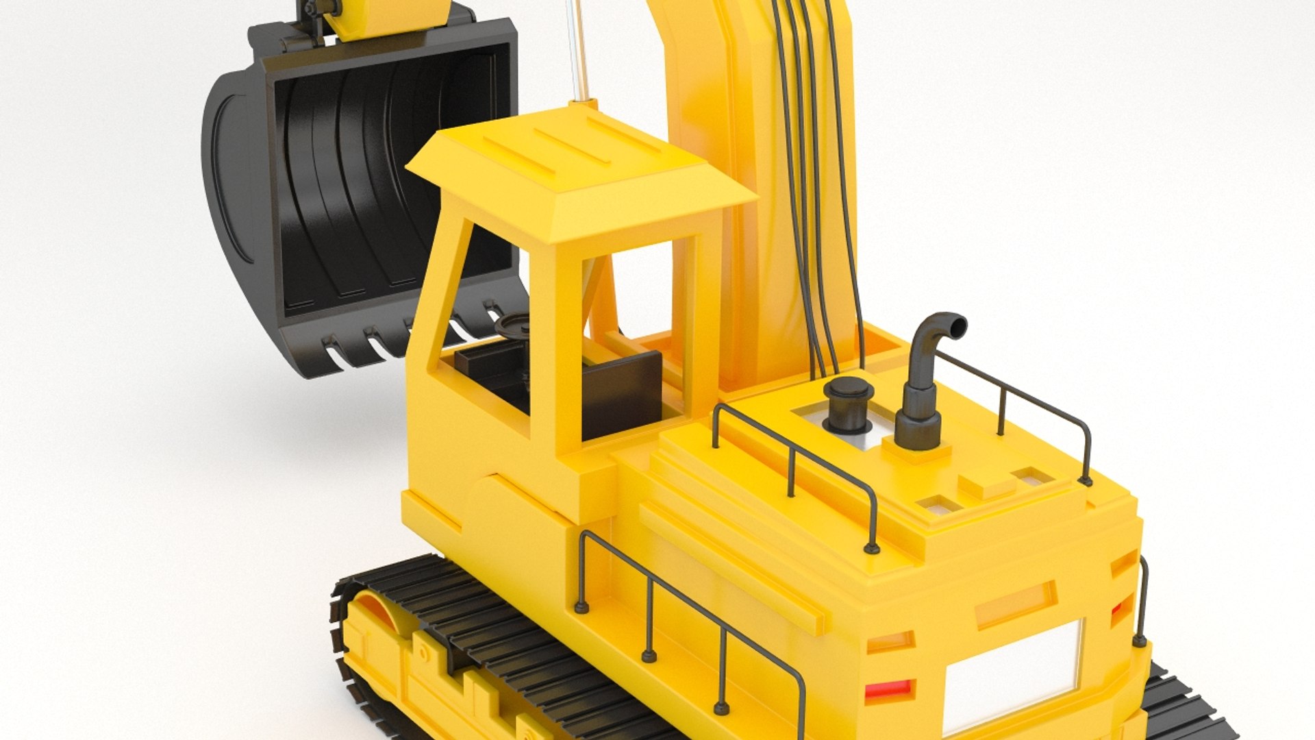 3D Toy Frontloader Model - TurboSquid 1263571