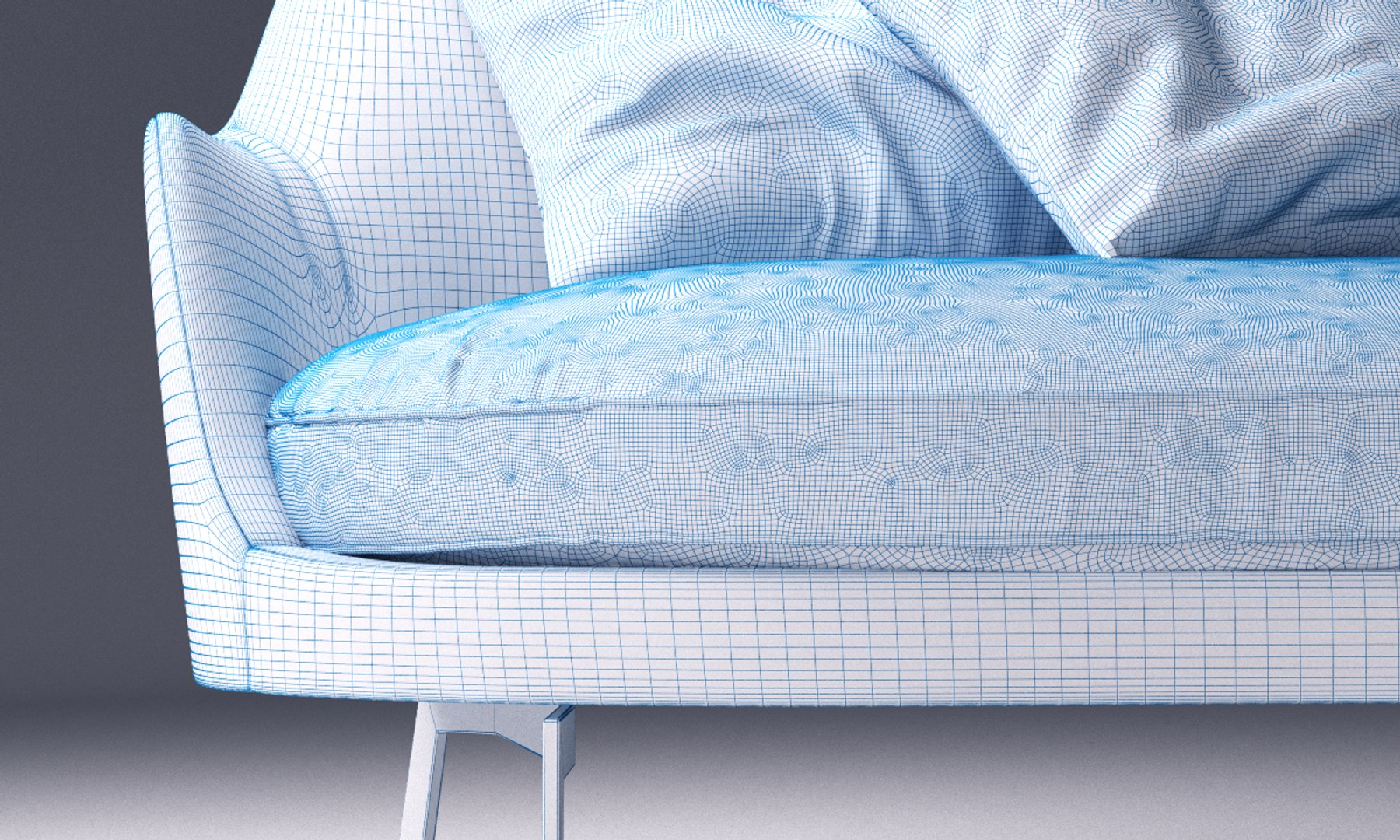 Flexform Guscio Sofa 3D Model - TurboSquid 1149397