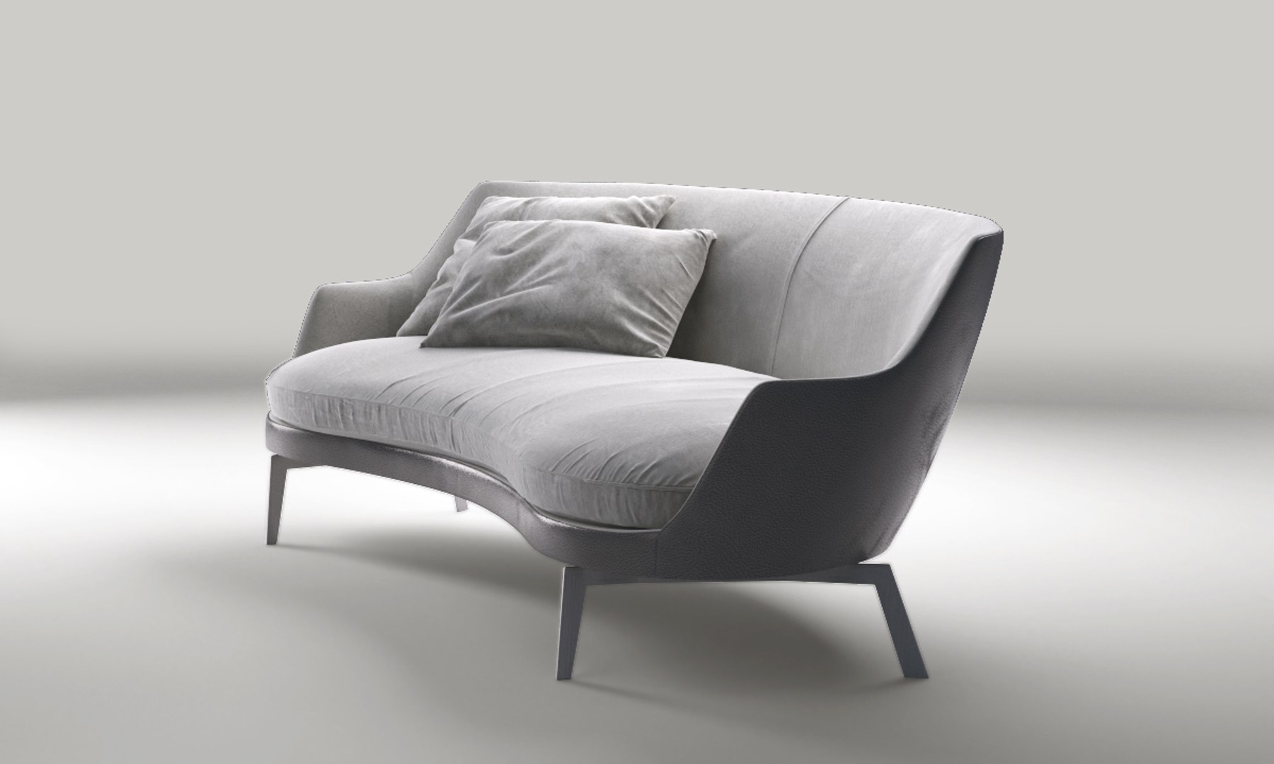 Flexform Guscio Sofa 3D Model - TurboSquid 1149397