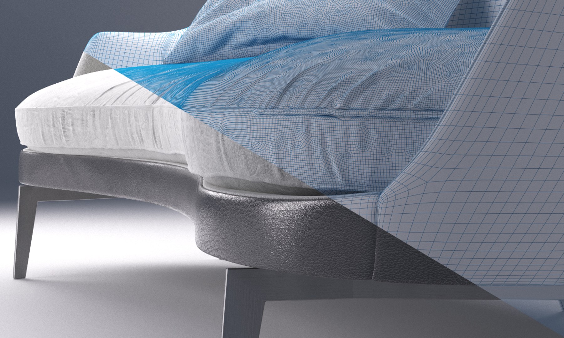 Flexform Guscio Sofa 3D Model - TurboSquid 1149397