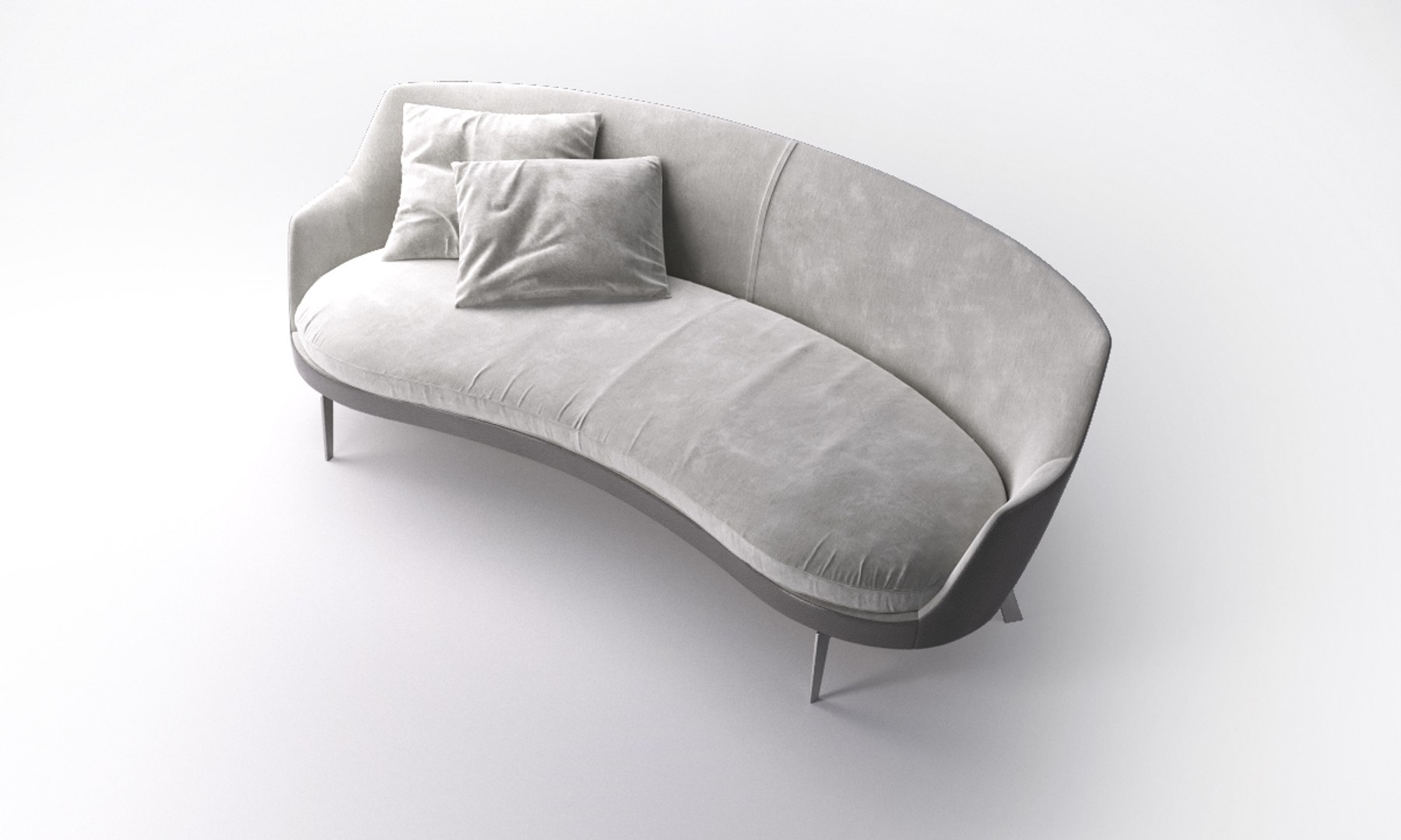 Flexform Guscio Sofa 3D Model - TurboSquid 1149397